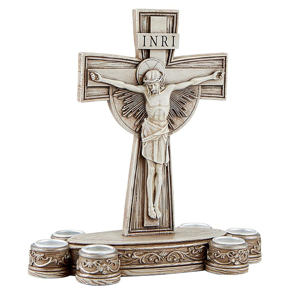 Crucifix Lenten Candleholder | The Catholic Company®