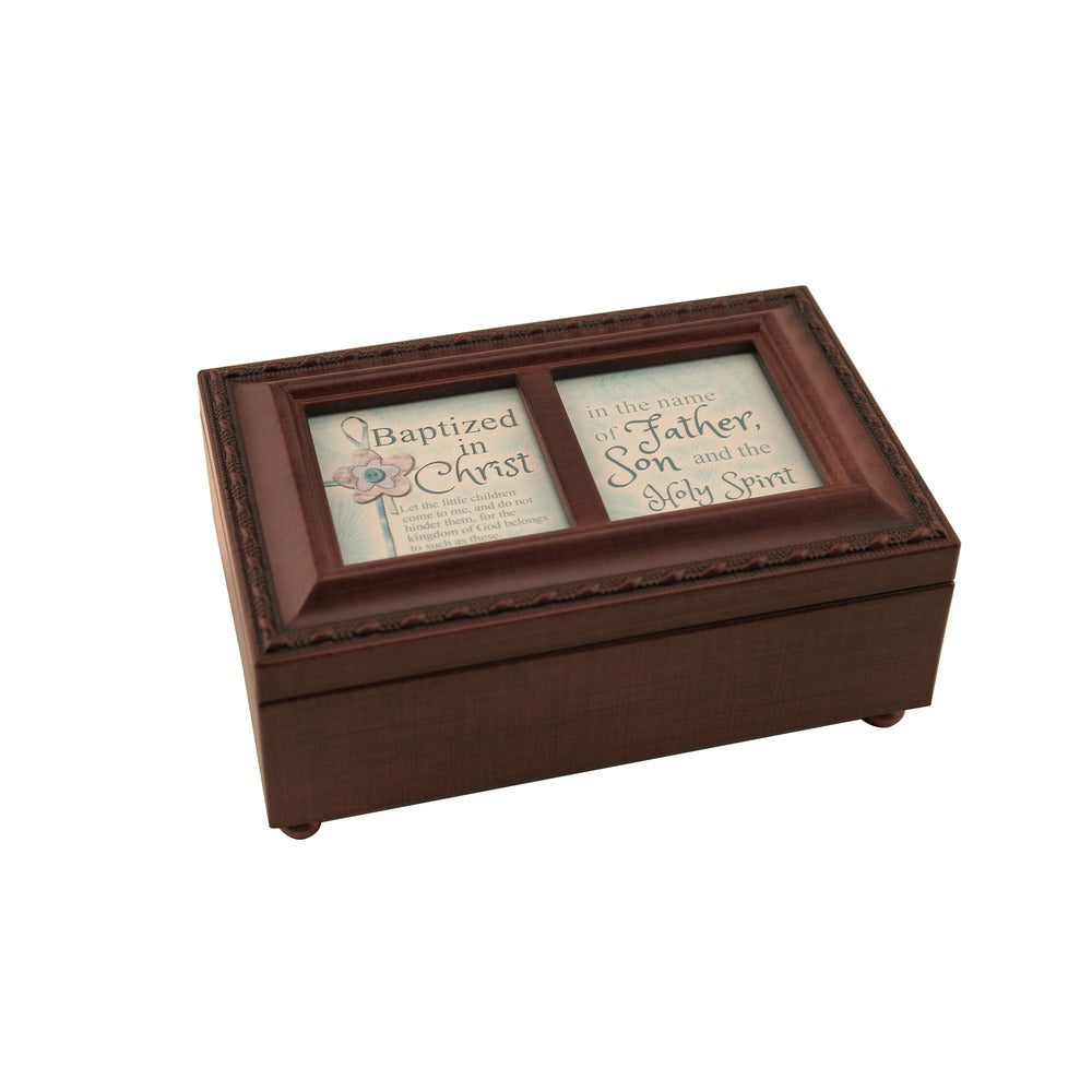 Baptized in Christ Music Box, Boy | The Catholic Company®
