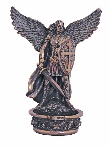 Standing or Hanging St. Michael Font - 8.5" | The Catholic Company®