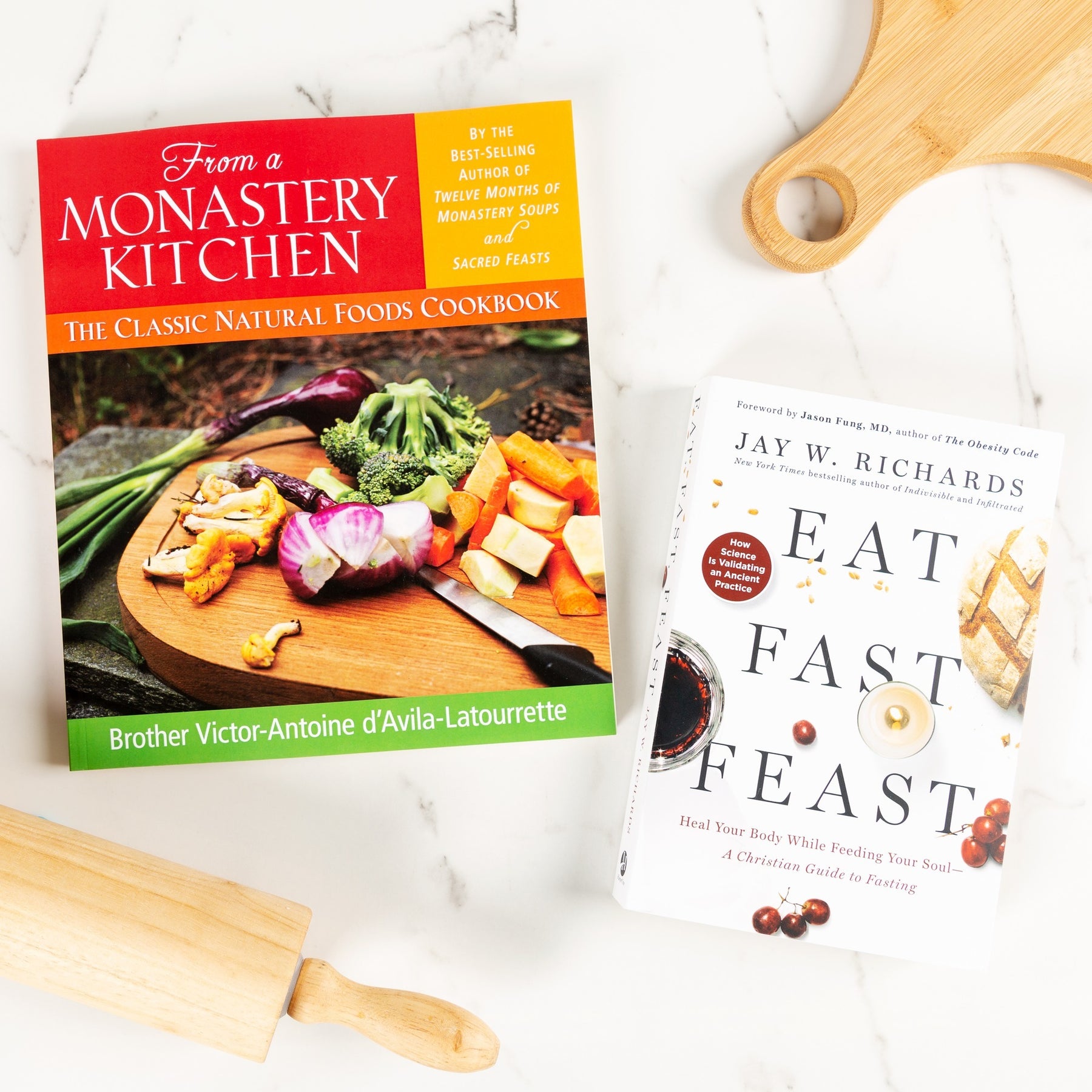 From a Monastery Kitchen & Eat, Fast, Feast: Heal Your Body While Feed