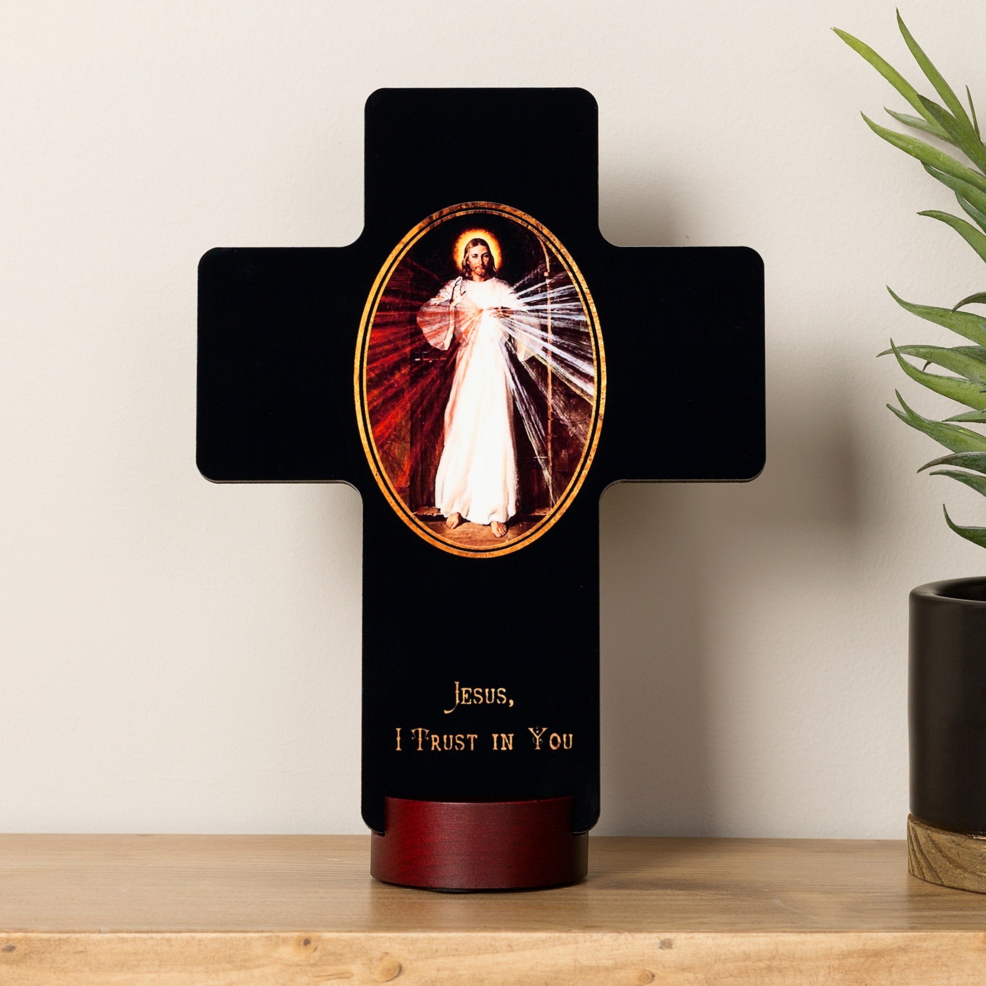 Divine Mercy Standing Cross | The Catholic Company®