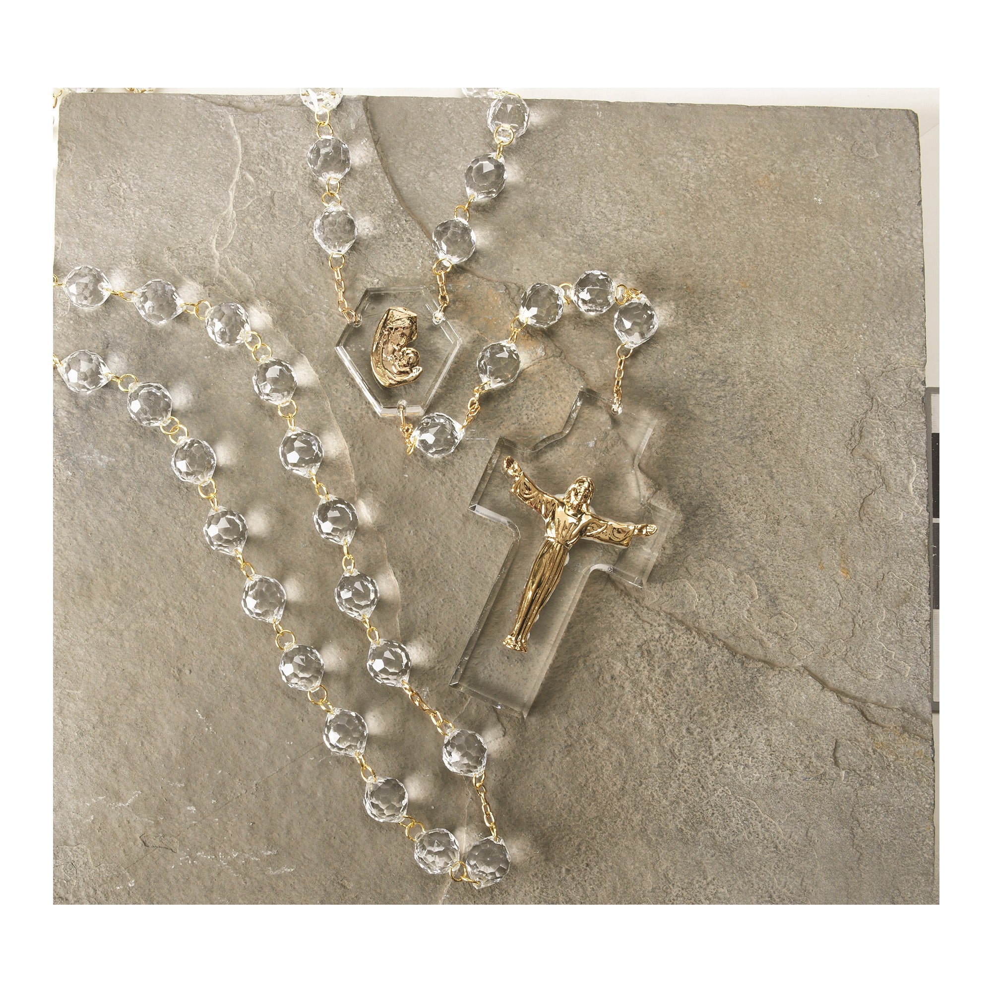 Risen Christ Crystal Wall Rosary | The Catholic Company®