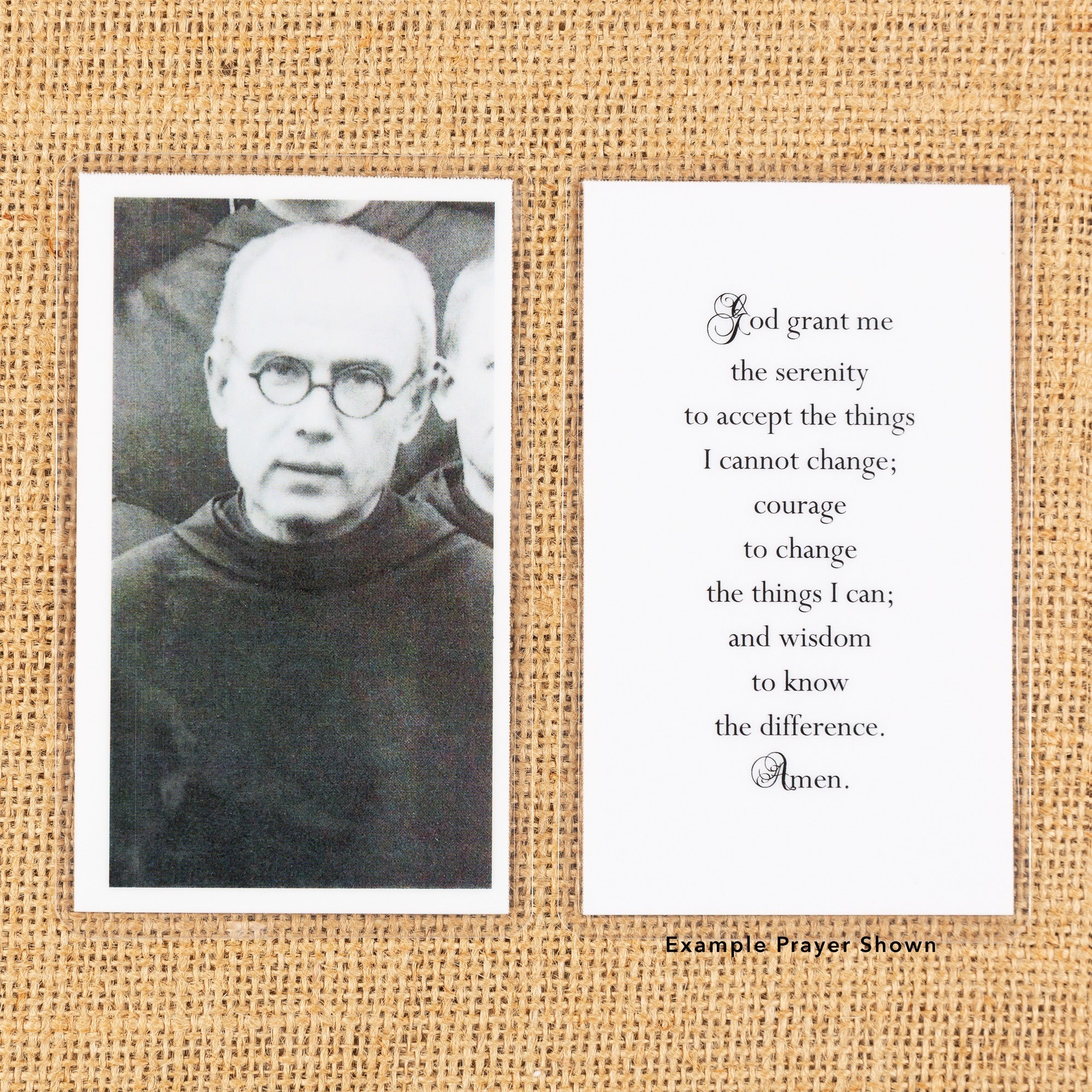 Laminated Personalized St. Maximilian Kolbe Prayer Card