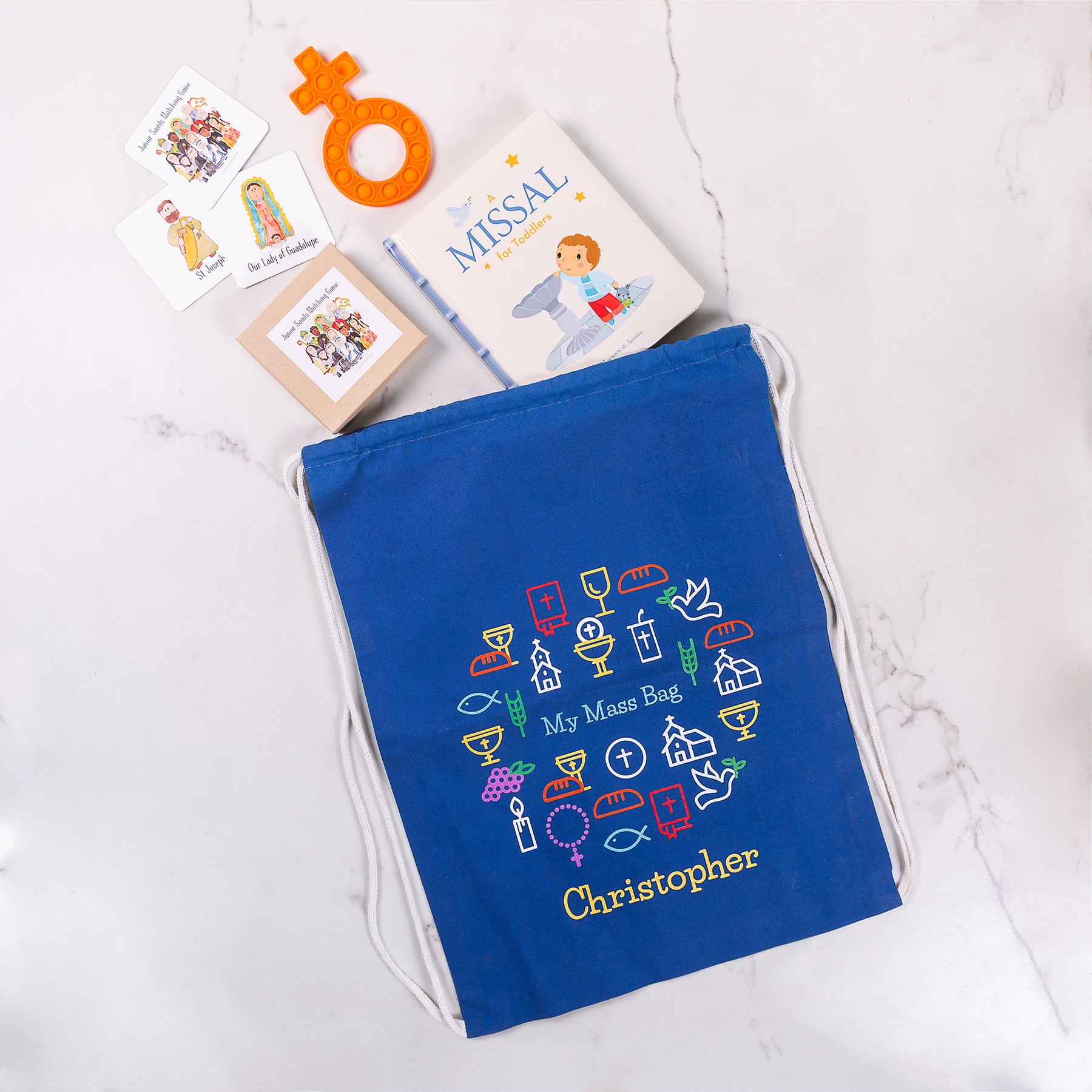 Personalized My Mass Bag Set for Kids Ages 2-4 | The Catholic Company®