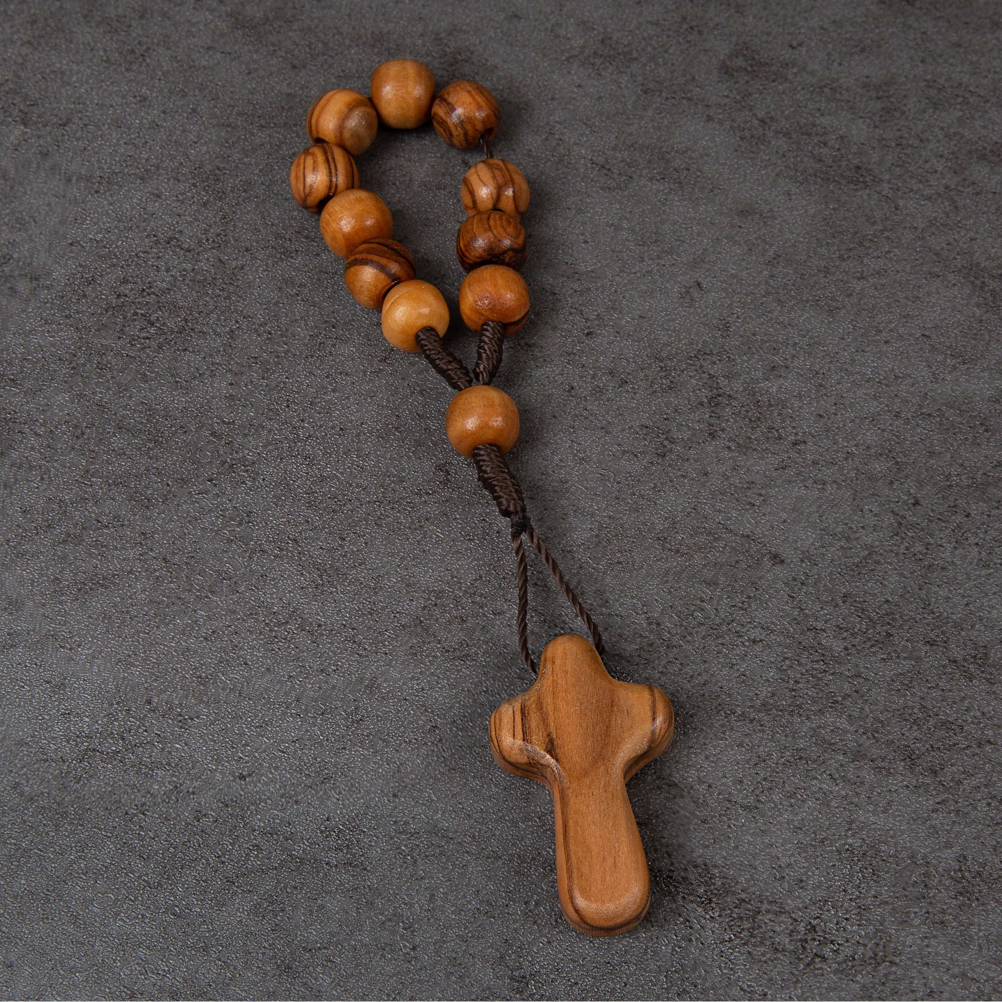 Olive Wood Decade Rosary with Comfort Cross | The Catholic Company®