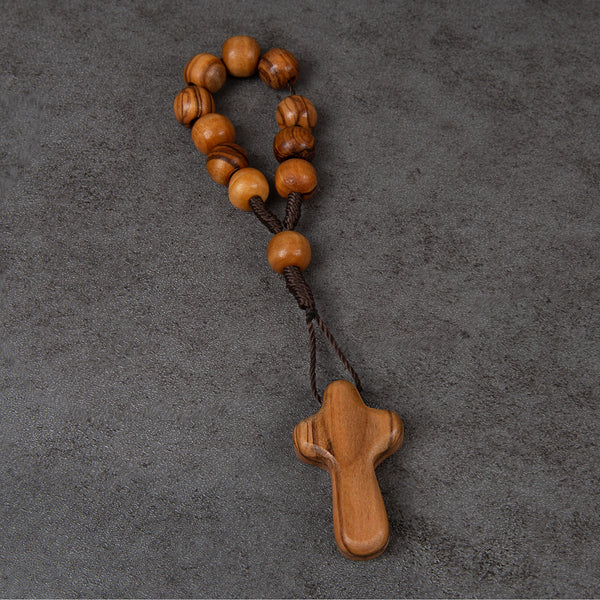 Olive Wood Decade Rosary with Comfort Cross | The Catholic Company®