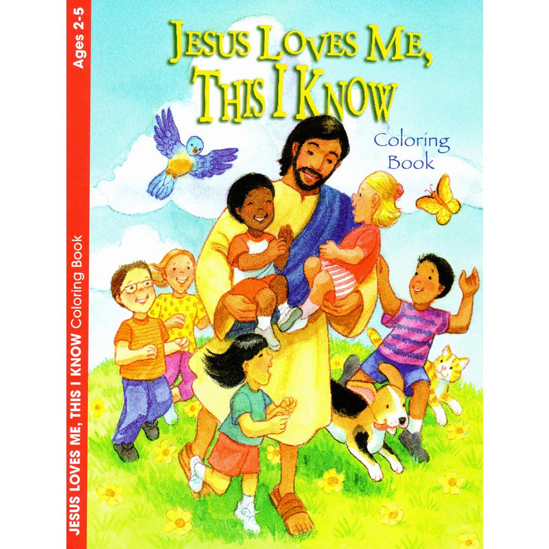 Jesus Loves Me This I Know Coloring Book (Ages 2-5) | The Catholic Company®