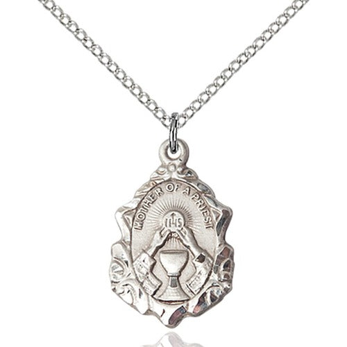 Sterling Silver Mother of a Priest Pendant | The Catholic Company®