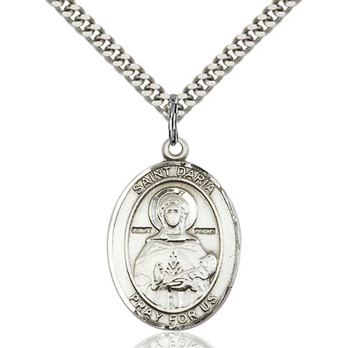 Sterling Silver St. Daria Pendant | The Catholic Company®