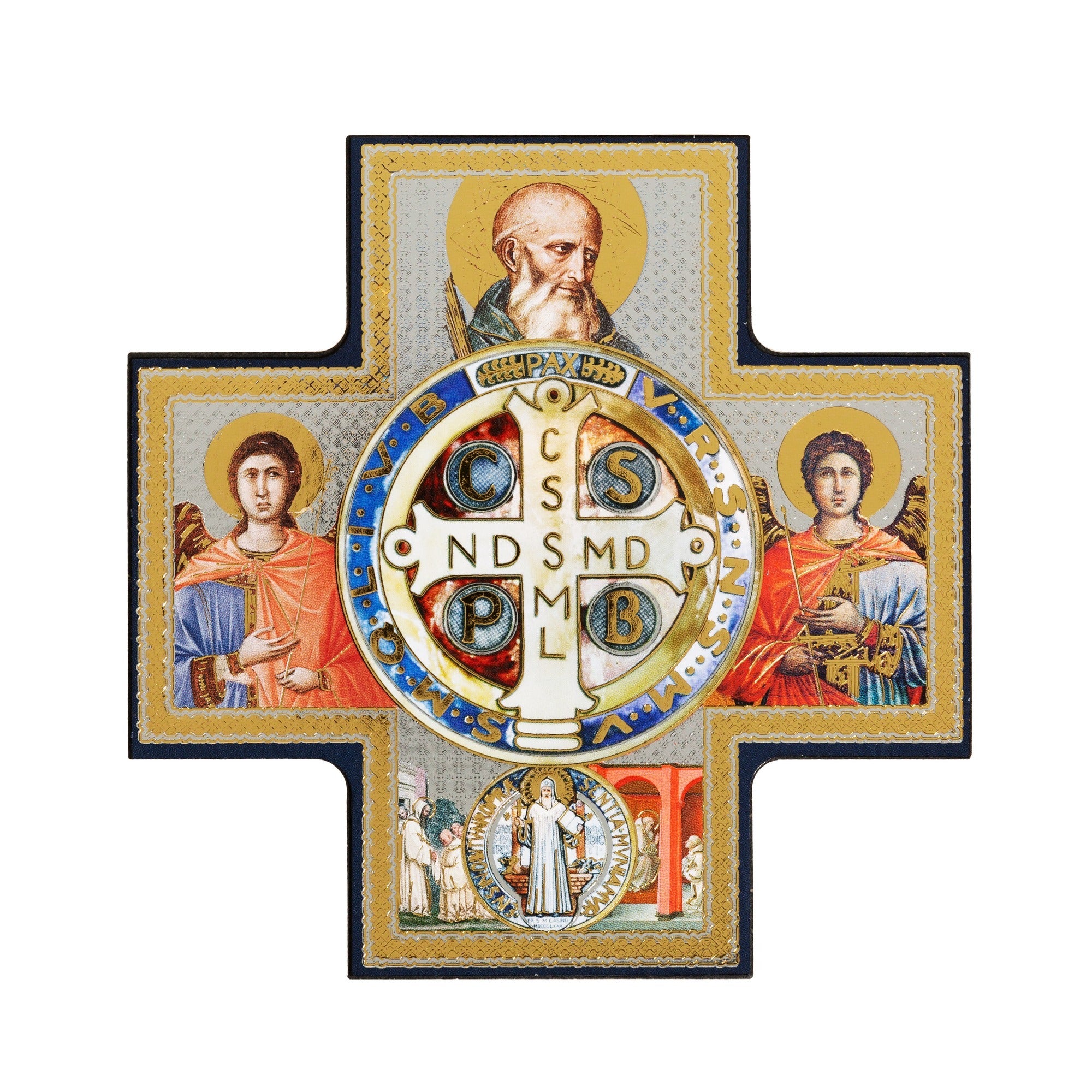 St. Benedict Icon Cross - 6" | The Catholic Company®