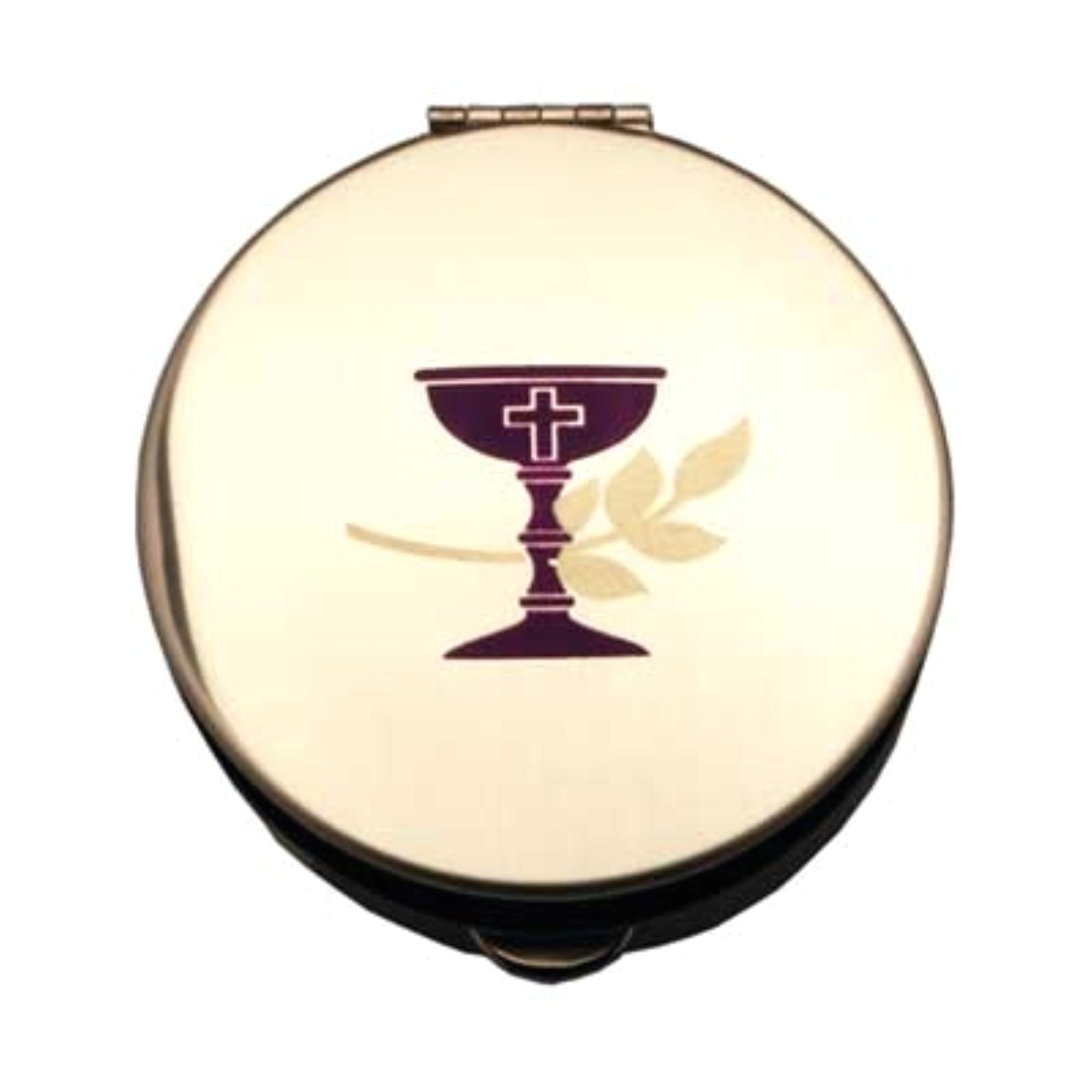 Stamped Pyx with Purple Chalice | The Catholic Company®
