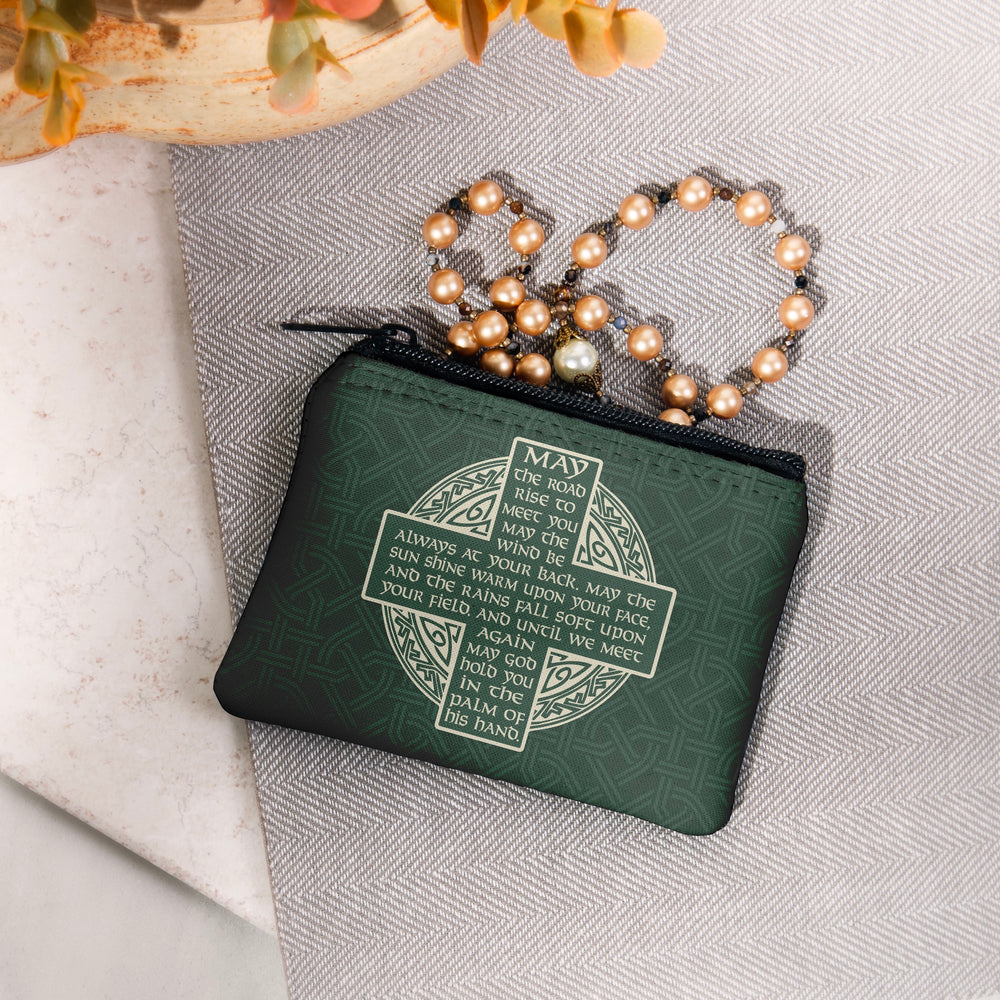 Personalized Irish Blessing Rosary Pouch | The Catholic Company®