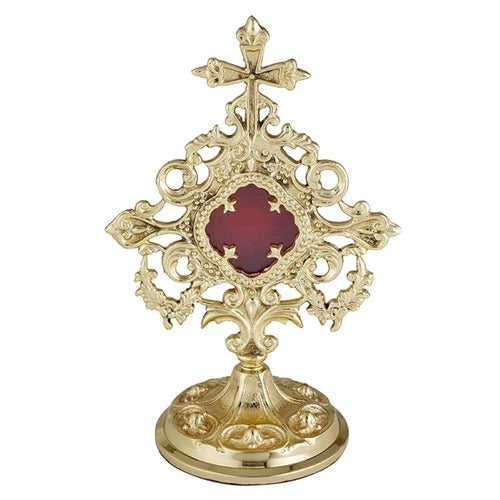 Baroque Handcrafted Solid Brass Reliquary | The Catholic Company®